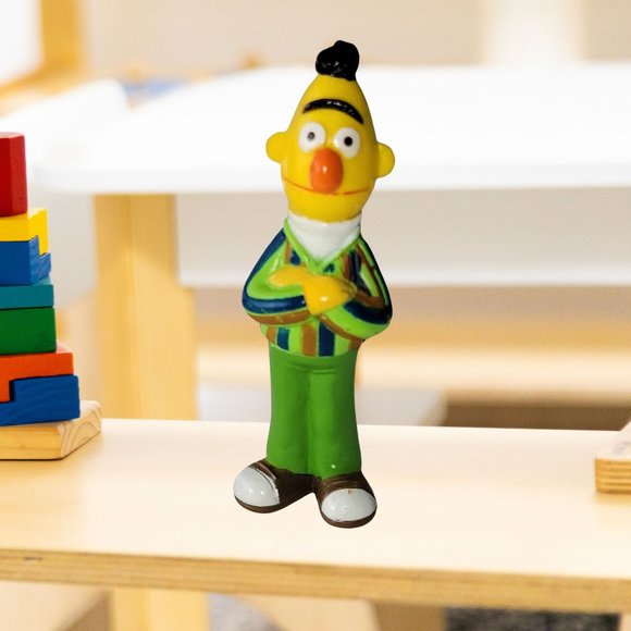 Toys | Sesame Street Bert Rubber Figurine | Poshmark